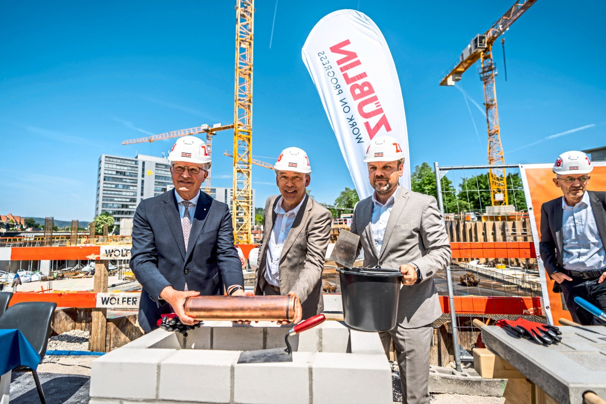 Grundstein für neues Esslinger Landratsamt gelegt - Landkreis Esslingen ...