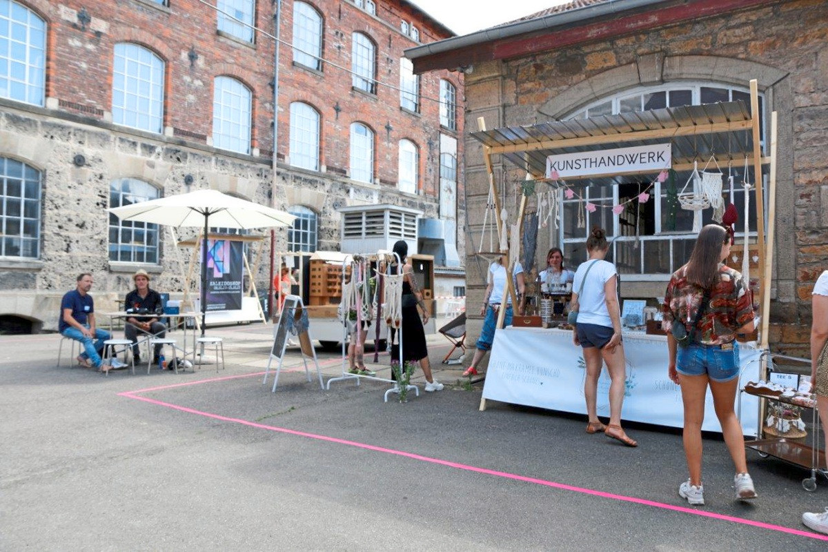 Festival-Tag auf dem Neckarspinnerei-Quartier in Wendlingen ...