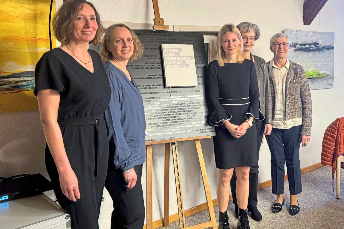 Köngener Bücherei ist ausgezeichnet - Köngen - Nürtinger Zeitung - ntz.de